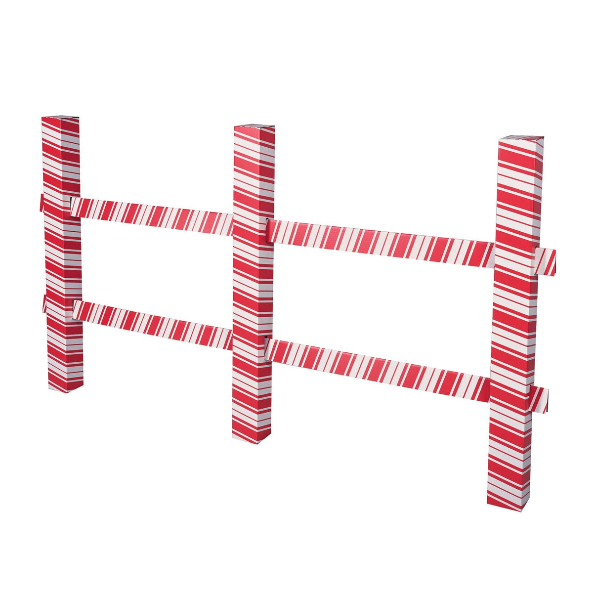 Bulk 4 Pack 3-D Candy Cane Fence Prop | Beistle – PartyDecorations.com
