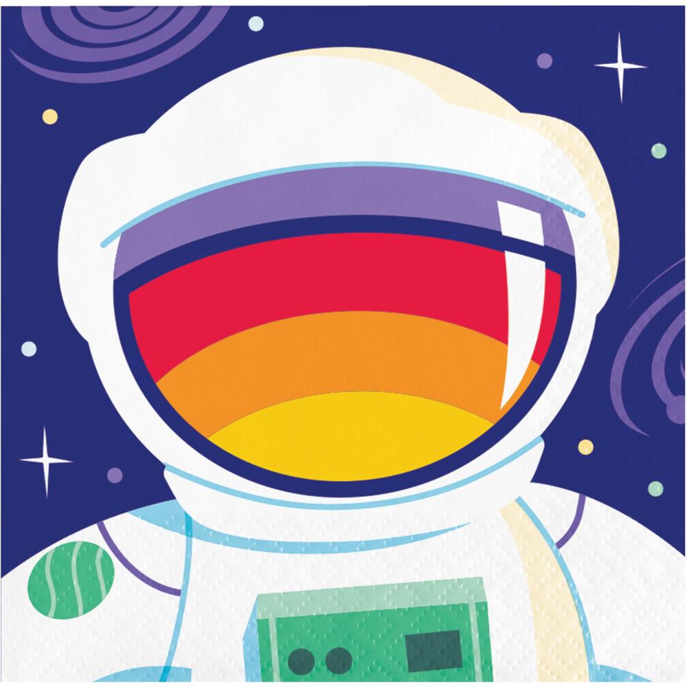 Space Adventures 2-Ply Paper Beverage Napkin 16 Count | Creative ...