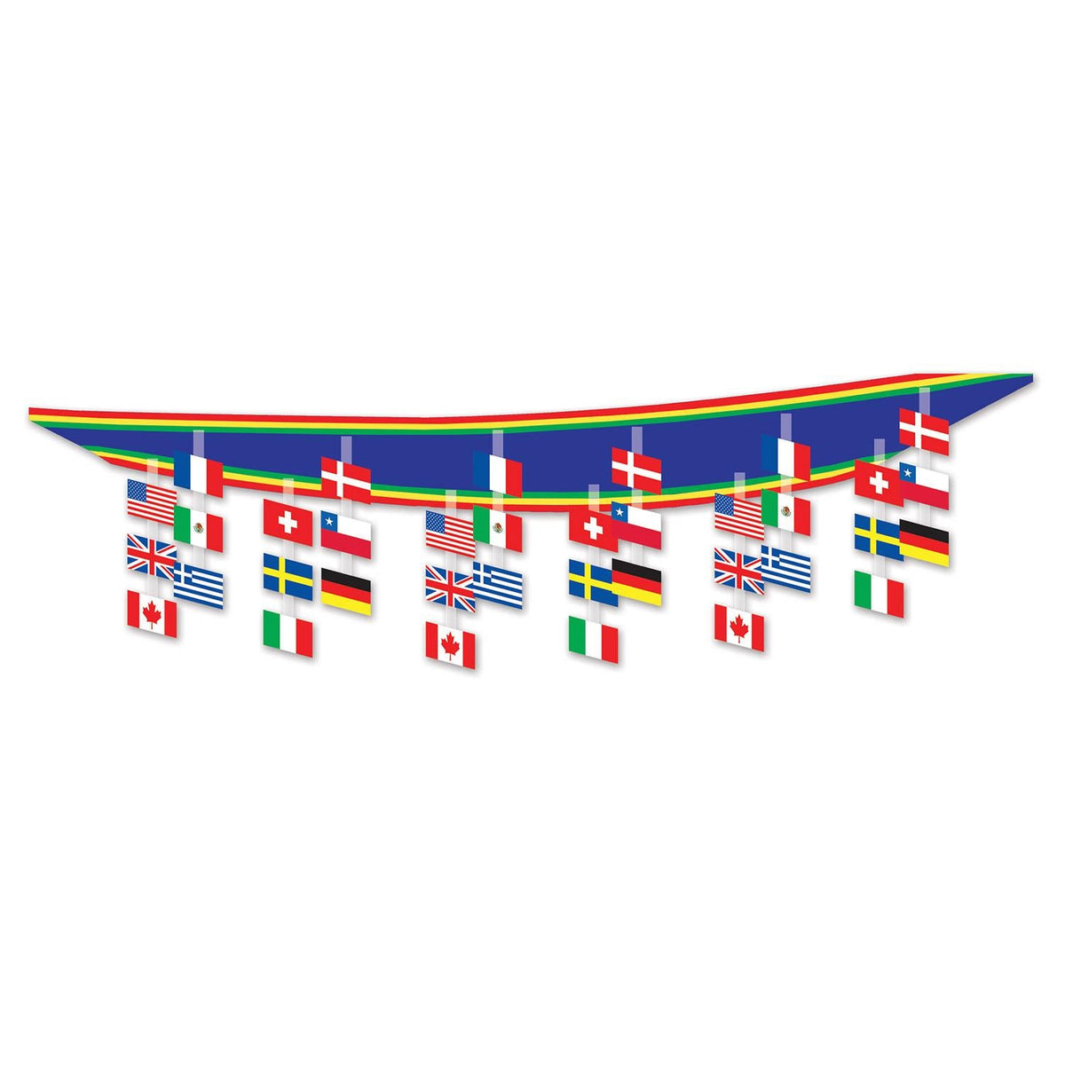 Bulk 6 Pack International Flag Ceiling Party Decor | Beistle ...