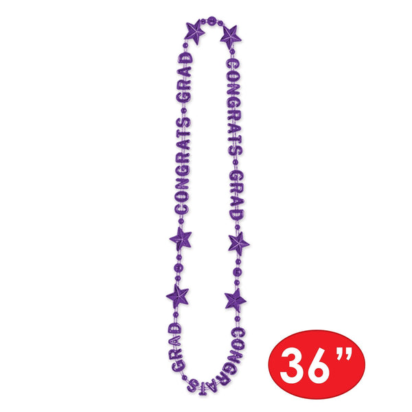 Ships Free! Bulk 12 Pack Beistle Congrats Grad Graduation Party Bead ...