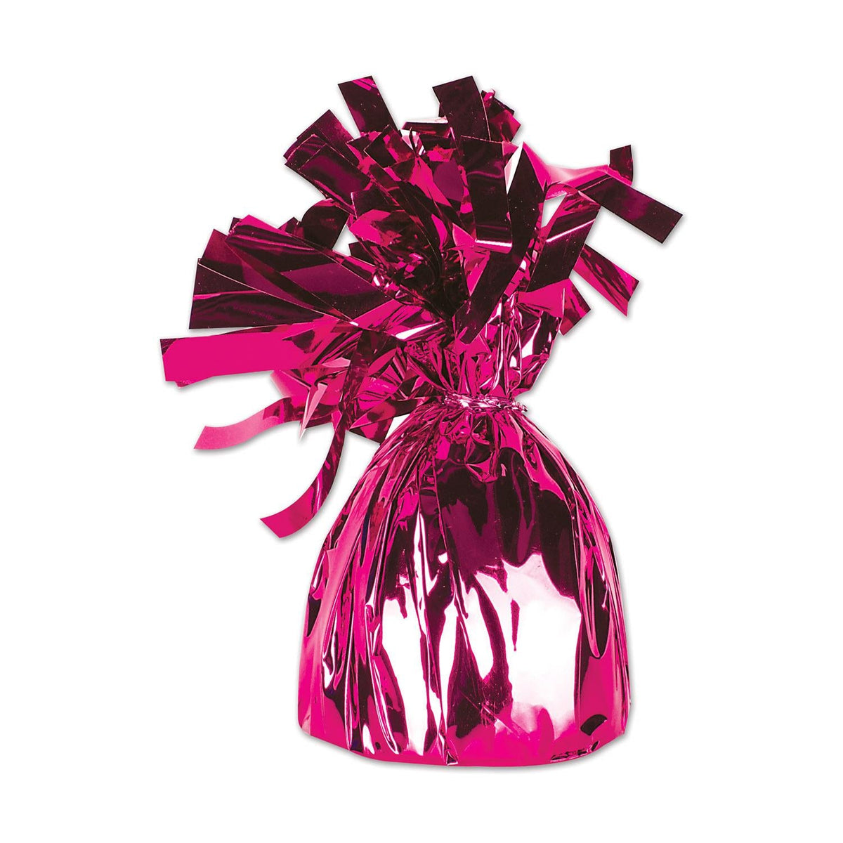 Bulk 12 Pack Metallic Wrapped Balloon Weight cerise | Beistle ...