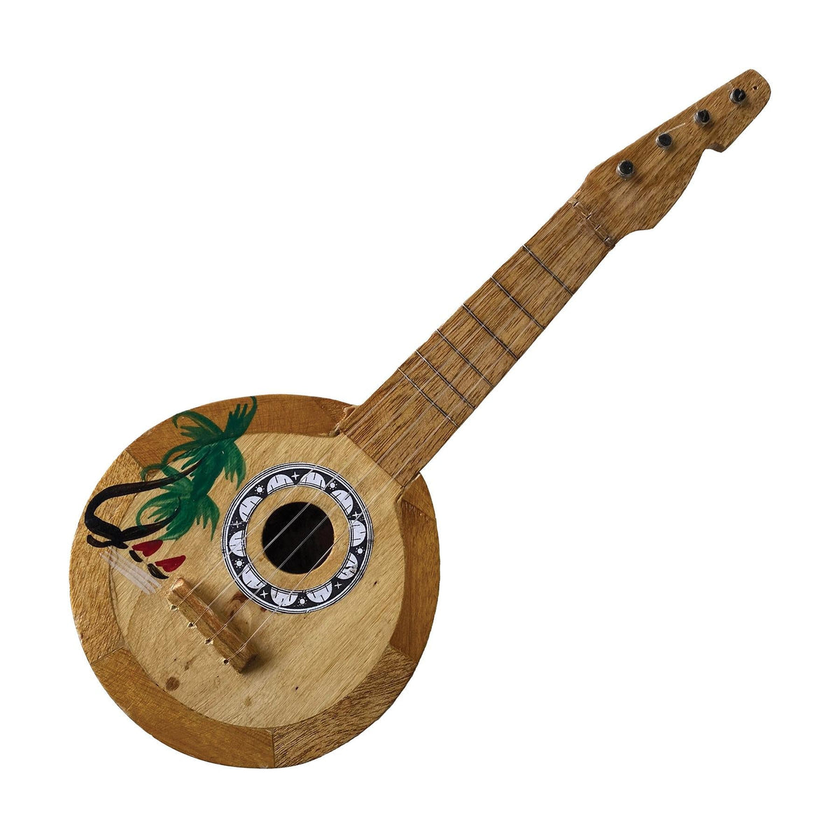 Bulk 6 Pack Luau Party Coconut Ukulele | Beistle – PartyDecorations.com