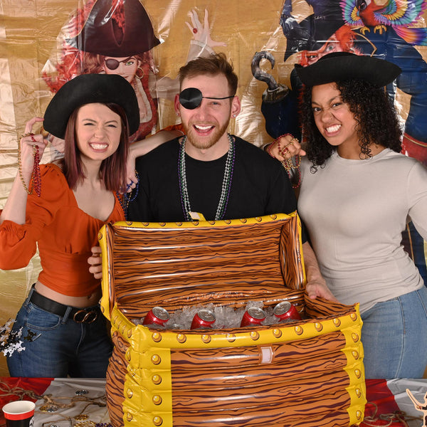 Ships Free! Bulk Beistle Inflatable Treasure Chest Cooler