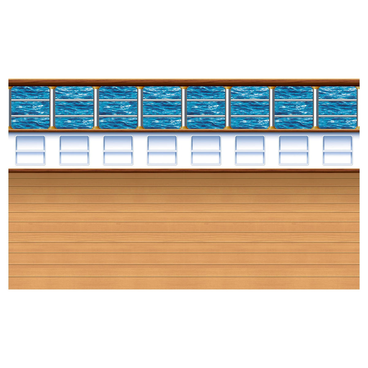 Bulk 6 Pack Cruise Ship Deck Party Backdrop | Beistle ...