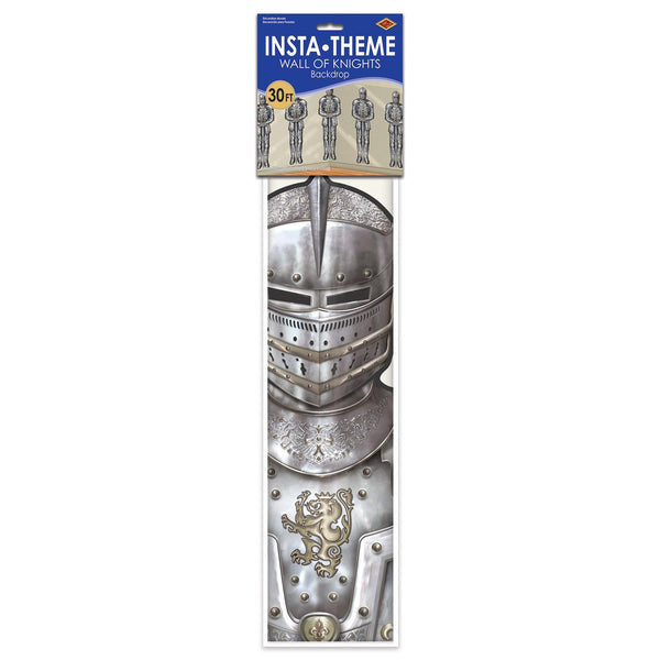 Ships Free! Bulk 6 Pack Beistle Wall Of Knights Party Backdrop
