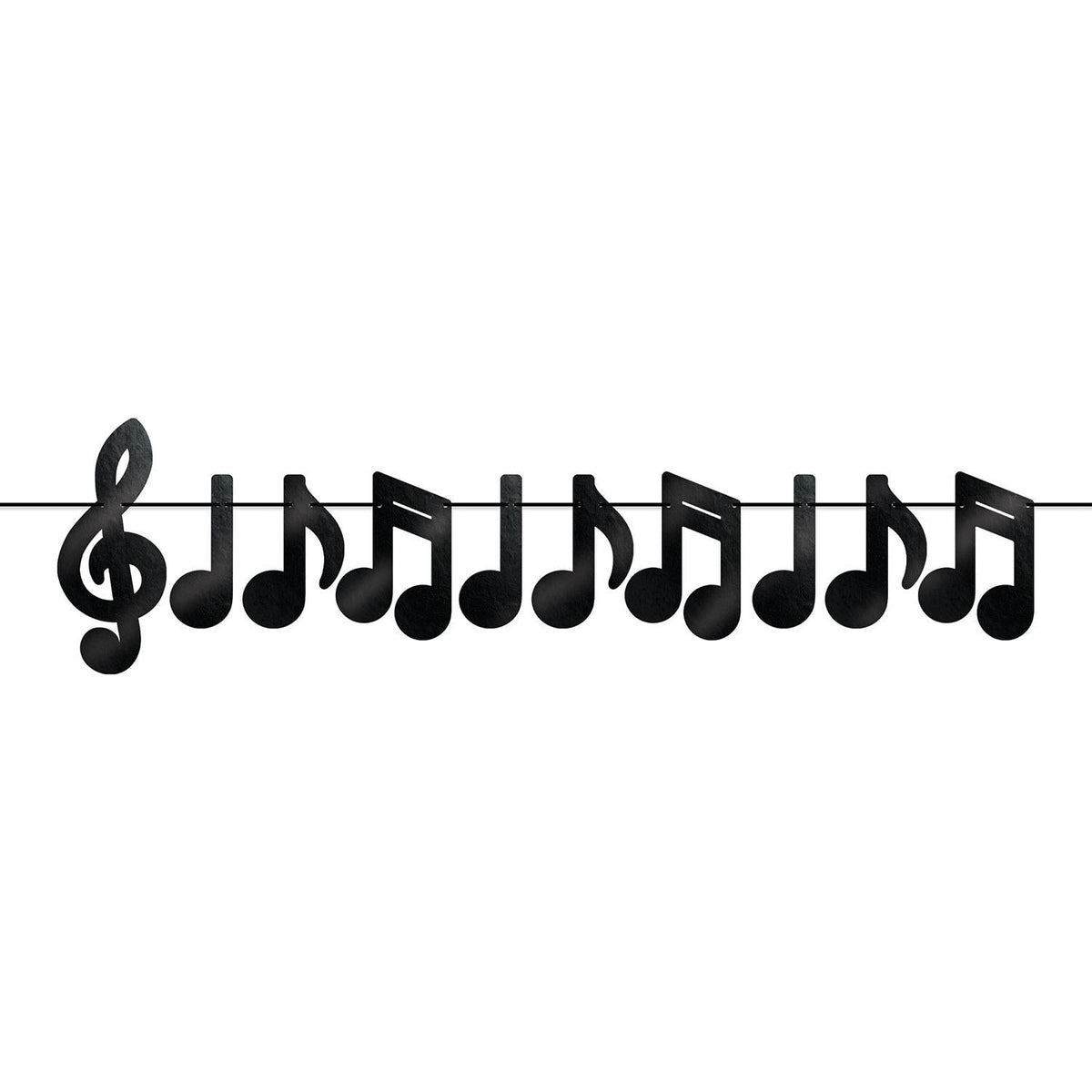 Bulk 12 Pack Foil Musical Notes Party Streamer | Beistle ...