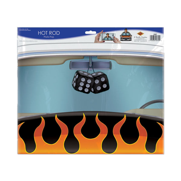 Ships Free! Bulk 6 Pack Beistle Hot Rod Party Photo Prop