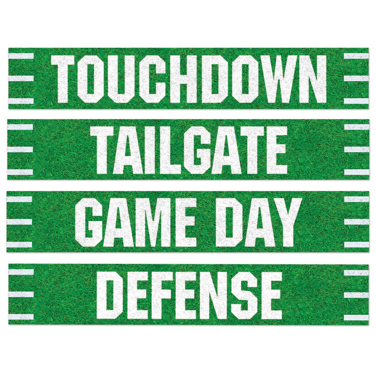 Bulk 48 Pack Football Party Street Sign Cutouts | Beistle ...