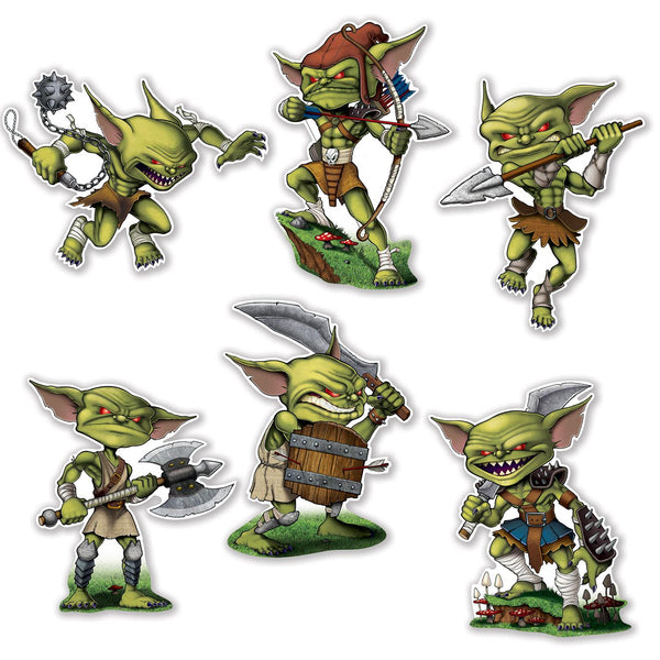 Ships Free! Bulk 72 Pack Beistle Goblin Party Cutouts