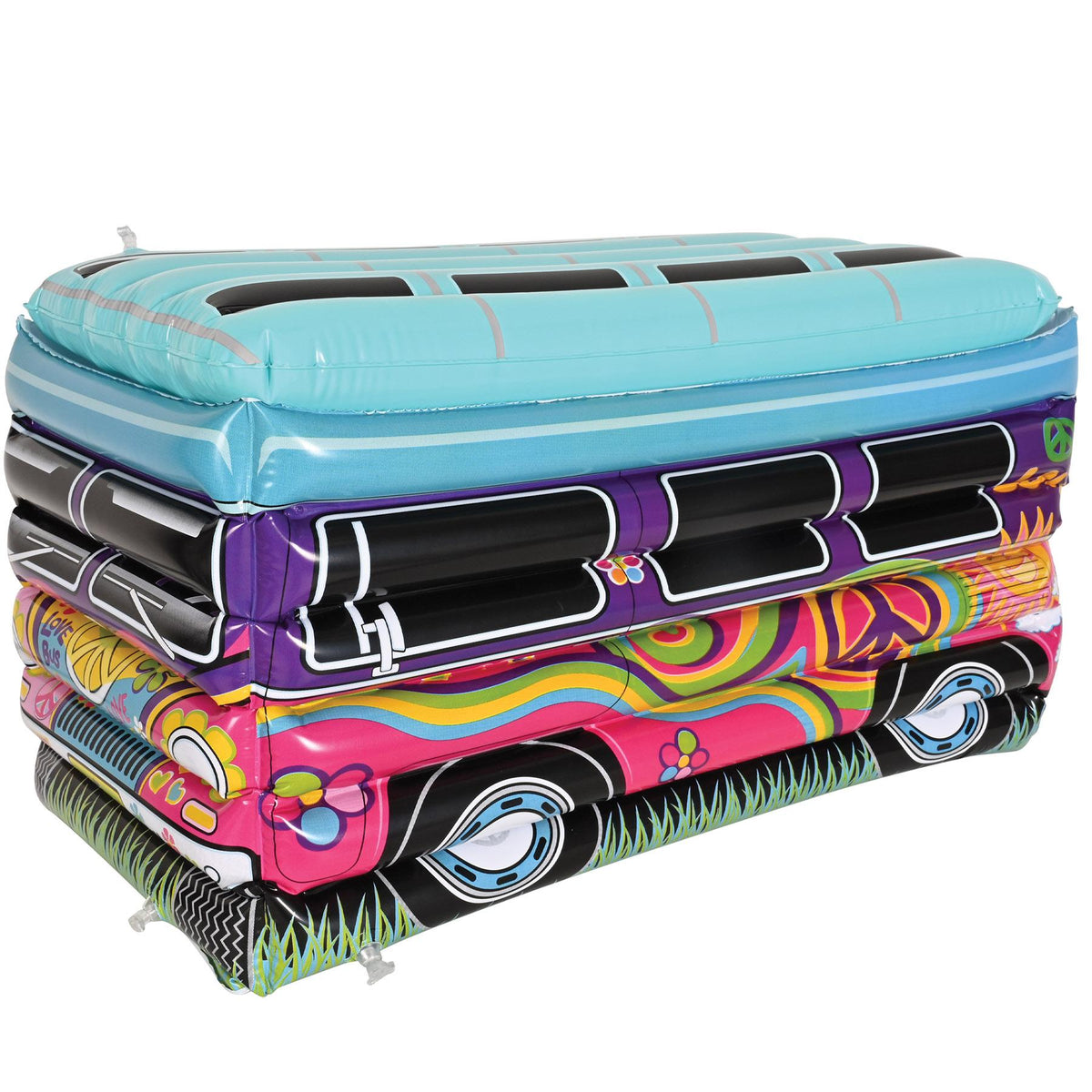 Bulk Inflatable Hippie Bus Party Cooler | Beistle – PartyDecorations.com