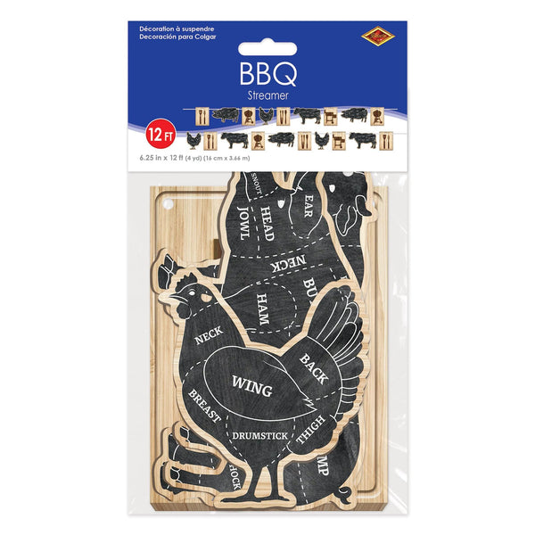 Ships Free! Bulk 12 Pack Beistle BBQ Party Streamer