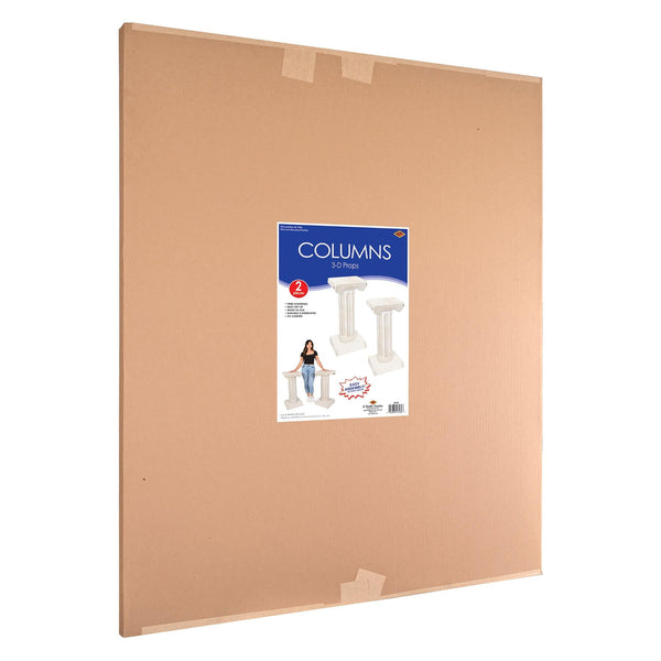 Ships Free! Bulk 8 Piece Beistle 3-D Party Column Props