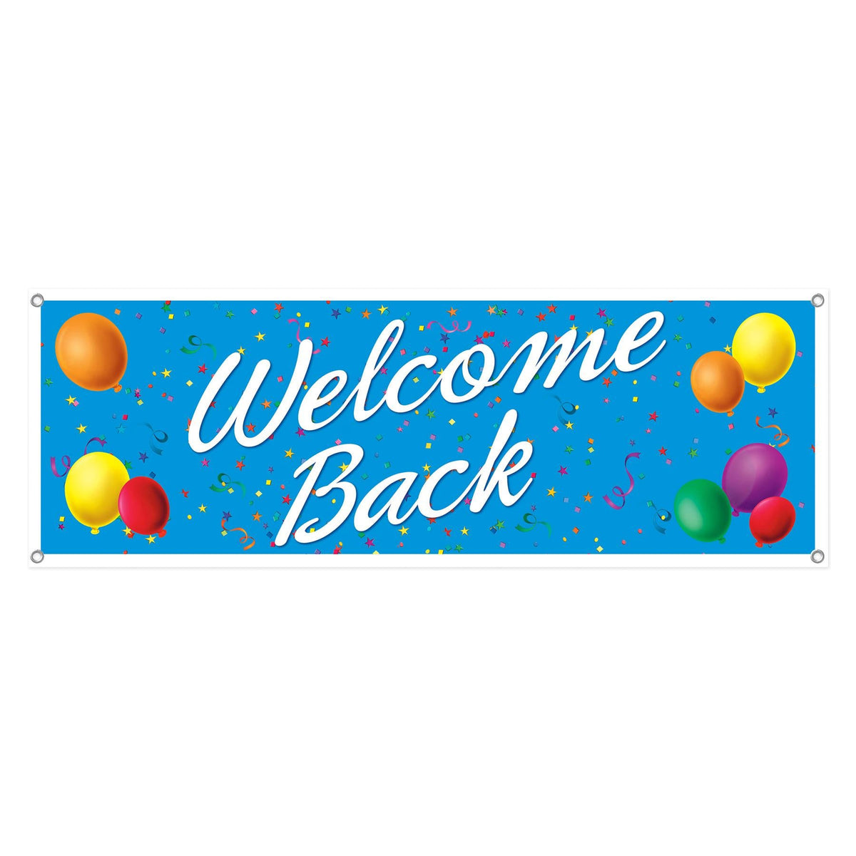 Bulk 12 Pack Welcome Back Party Sign Banner | Beistle ...