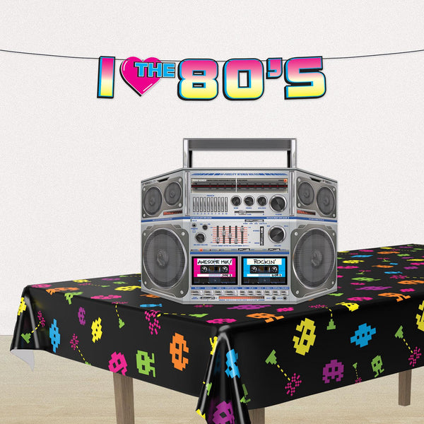 Ships Free! Bulk 6 Pack Beistle Boom Box Party Stand-Up Decoration