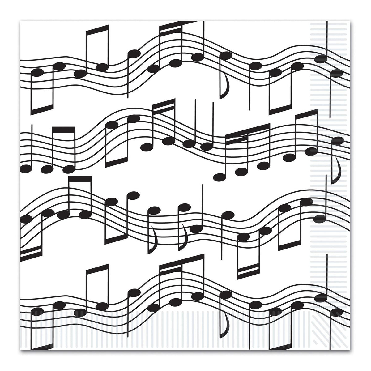 Bulk 192 Pack Musical Notes Party Luncheon Napkins | Beistle ...