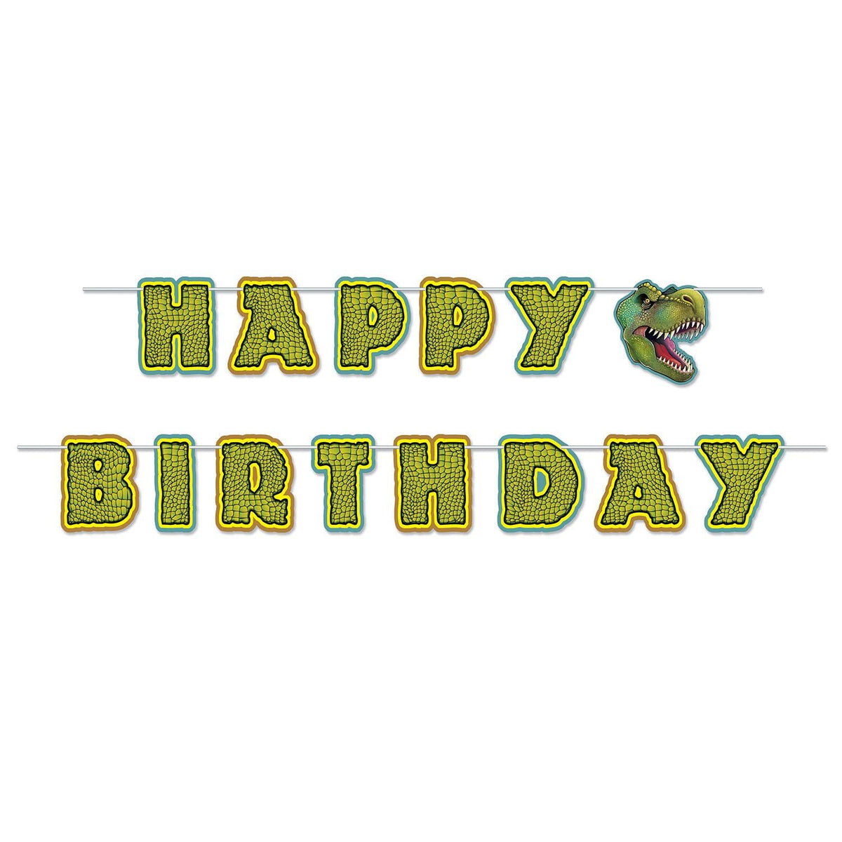 Bulk 12 Pack Beistle Birthday Dinosaur Party Streamer ...