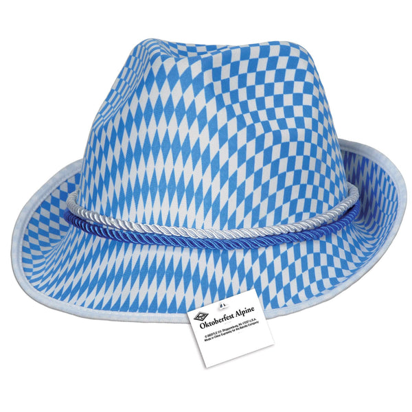 Ships Free! Bulk 12 Pack Beistle Oktoberfest Alpine Hat