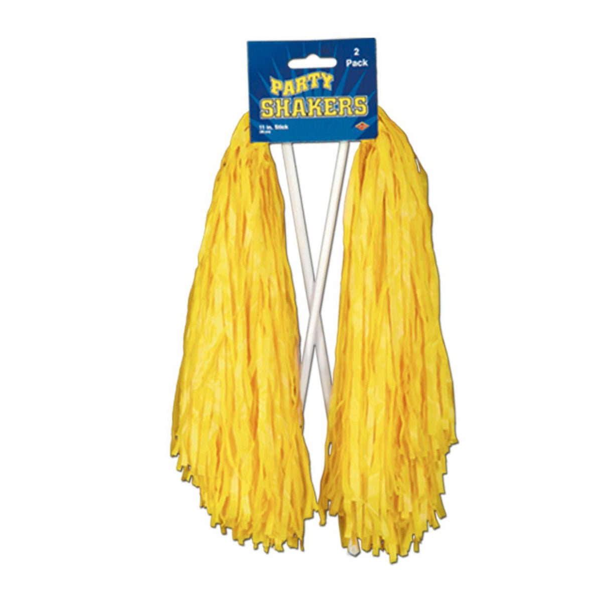 Bulk 48 Pack Packaged Pom Poms golden-yellow | Beistle ...