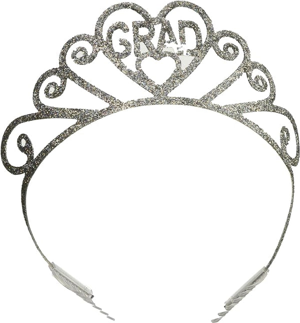 Ships Free! Bulk 6 Pack Beistle Glittered Metal Grad Graduation Party Tiara