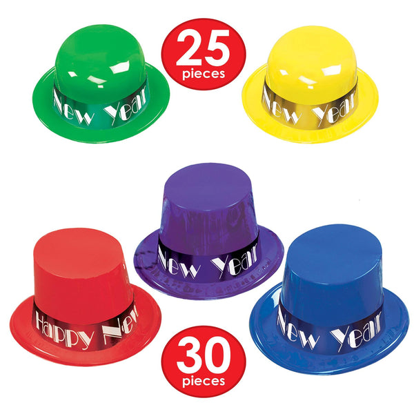 Ships Free! Bulk Beistle Showtime New Year's Eve Party Kit for 100 People