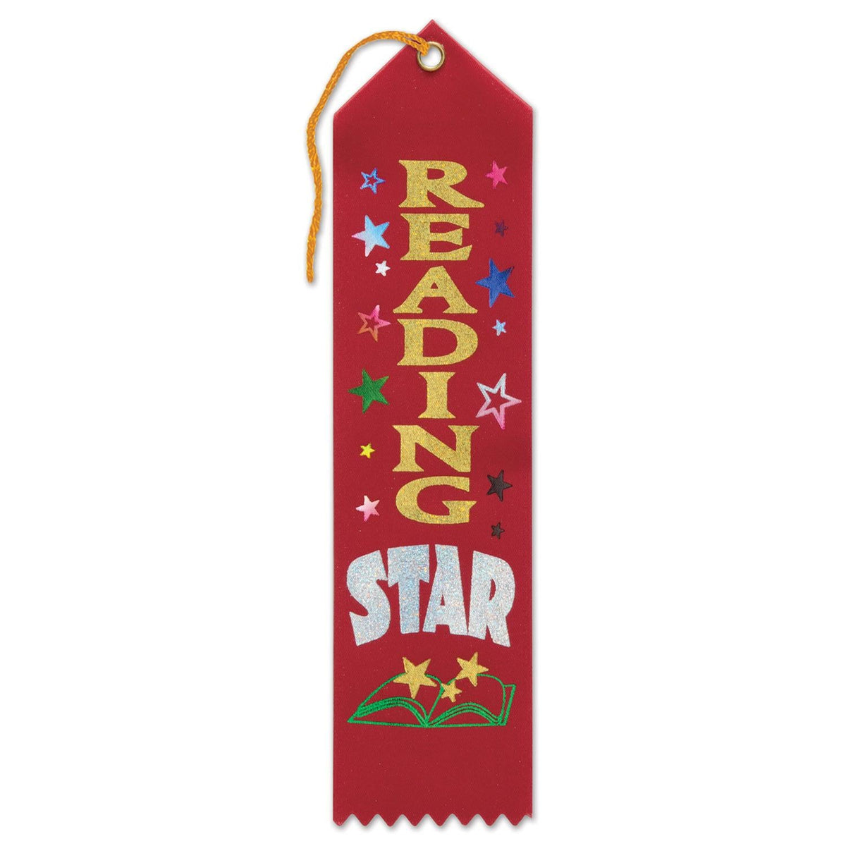 Bulk 6 Pack Beistle Reading Star Award Ribbon – PartyDecorations.com
