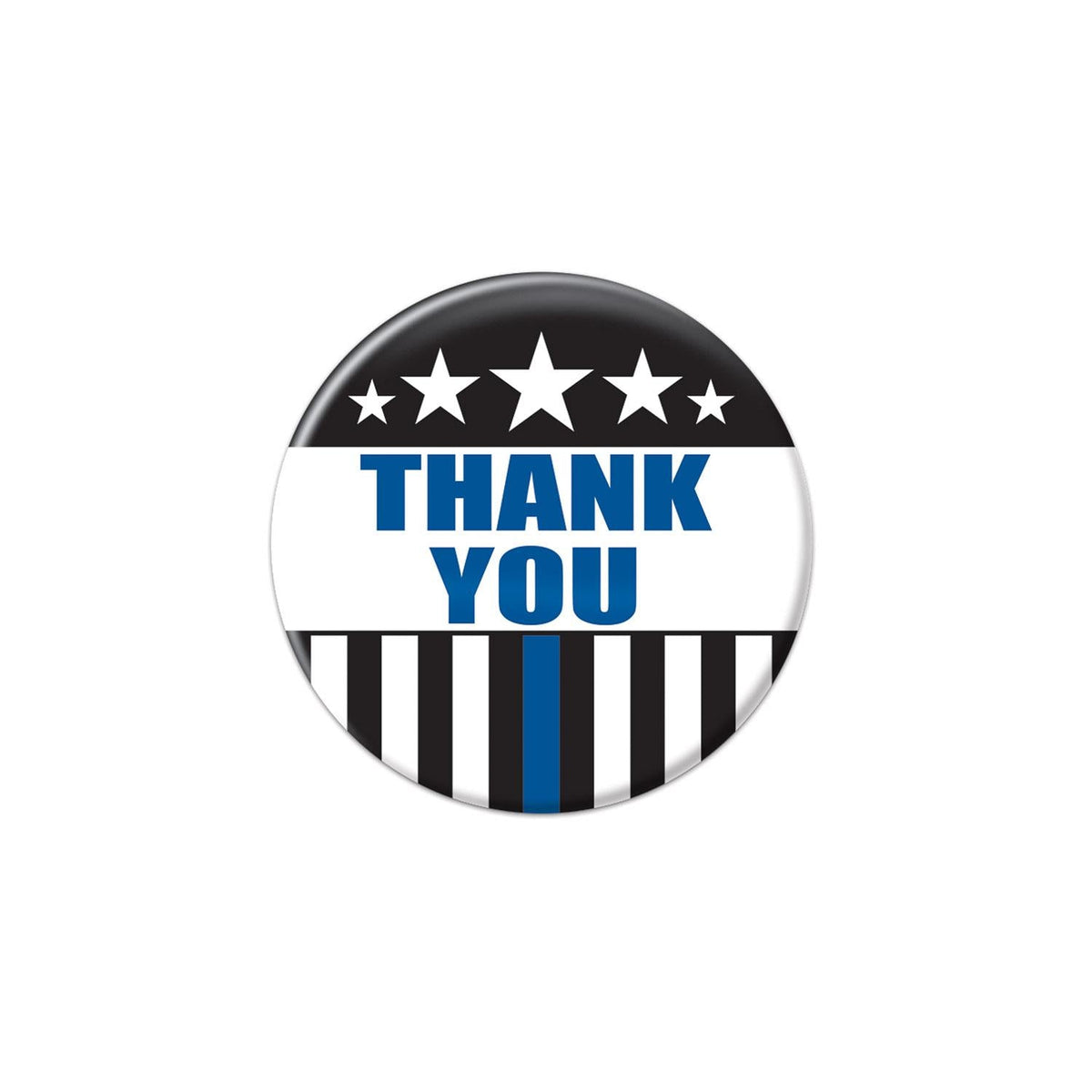Bulk 6 Pack Beistle Thank You Law Enforcement Button – PartyDecorations.com