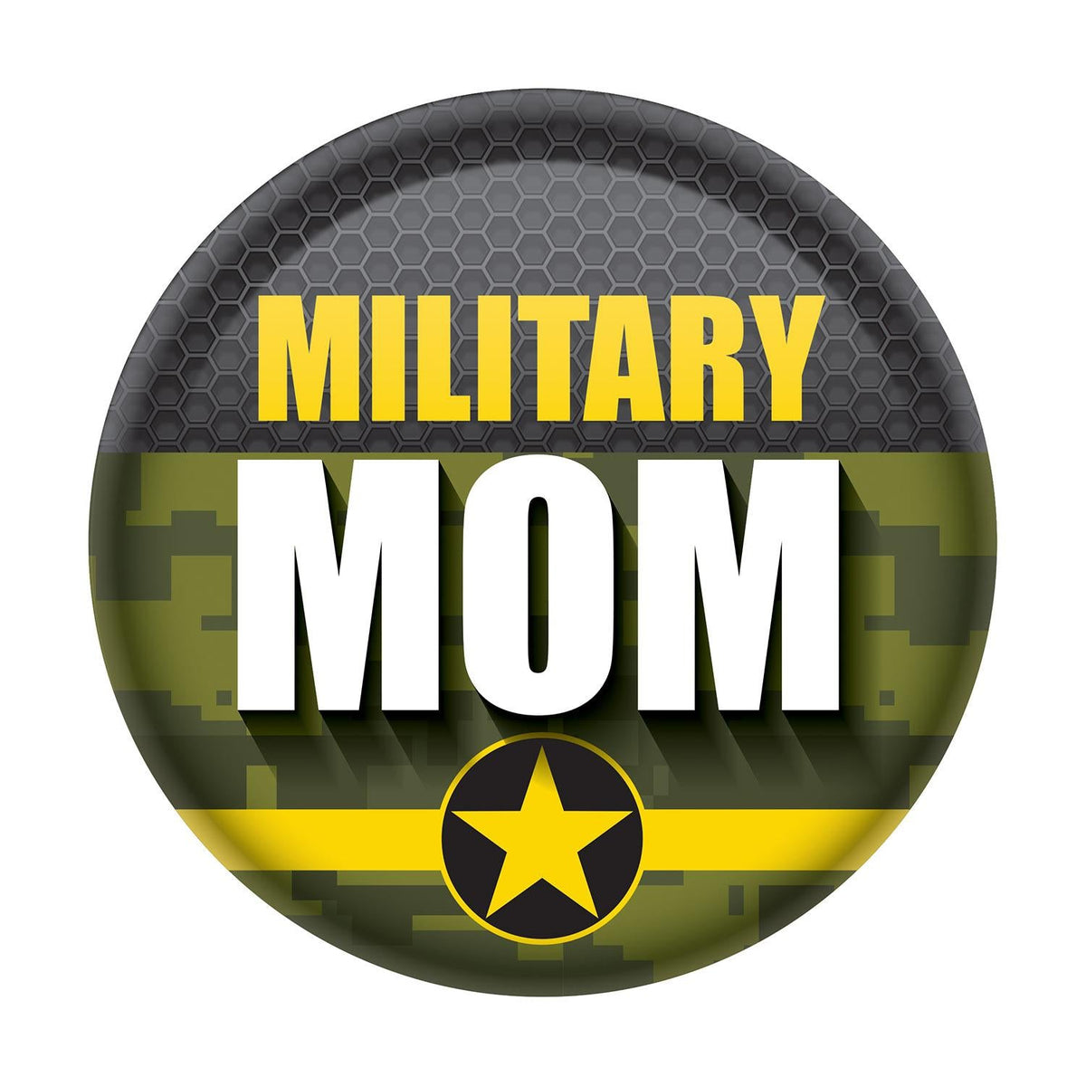 Bulk 6 Pack Beistle Military Mom Button- Army – PartyDecorations.com