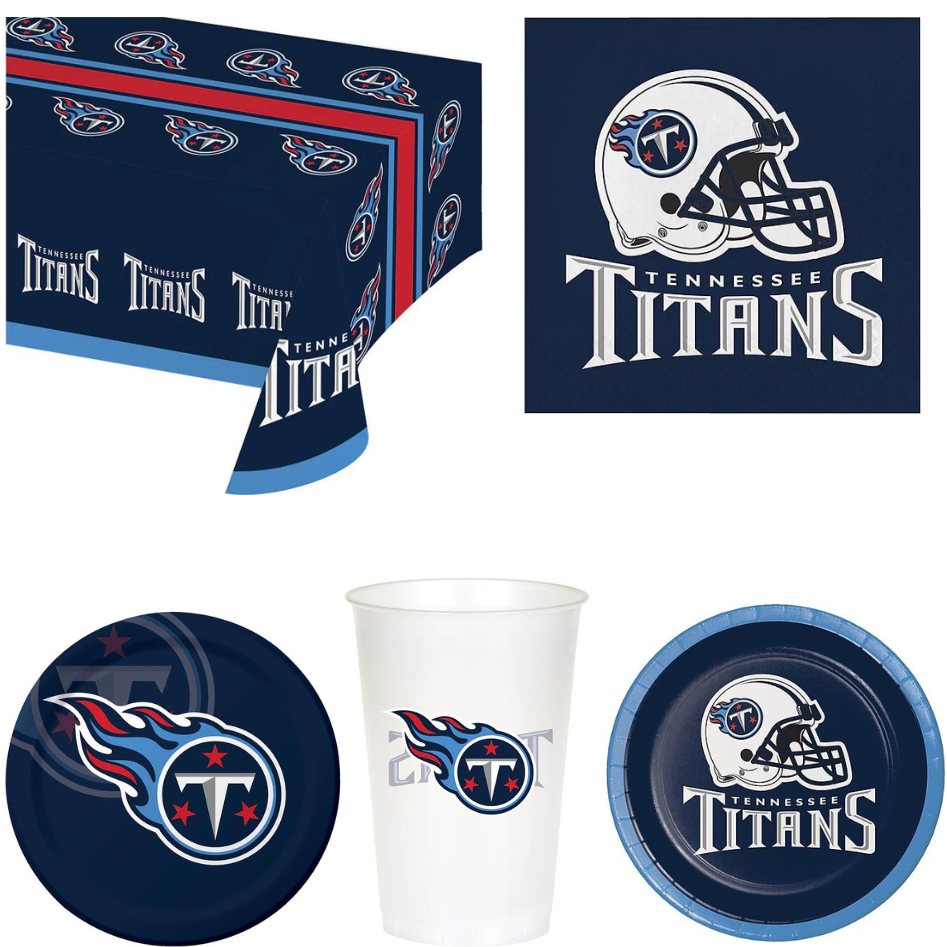 Tennessee Titans 41 Piece Party Pack for 8 Fans | Creative Converting ...