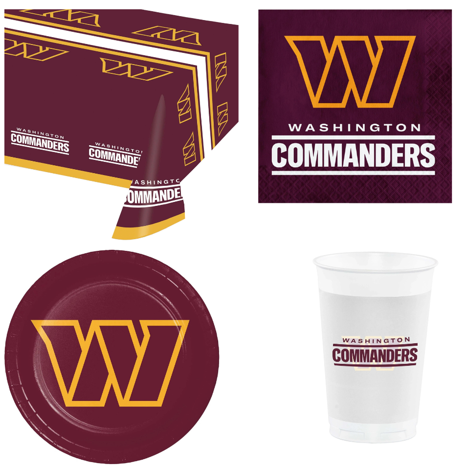 Washington Commanders Party Supplies