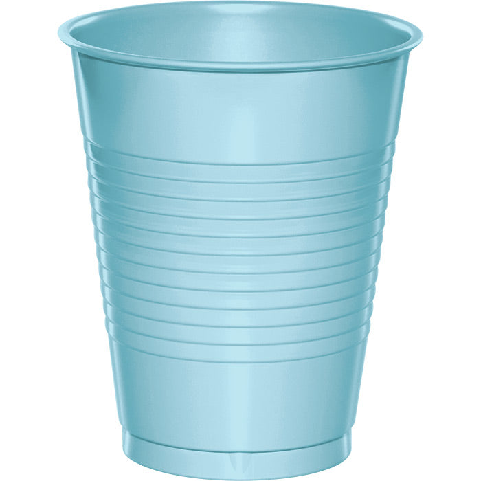 240 Count Bulk Pastel Blue 16 oz Plastic Cups | Creative Converting ...