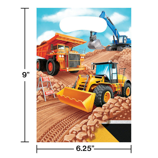 Ships Free! 96 pc Bulk Big Dig Construction Favor Bags