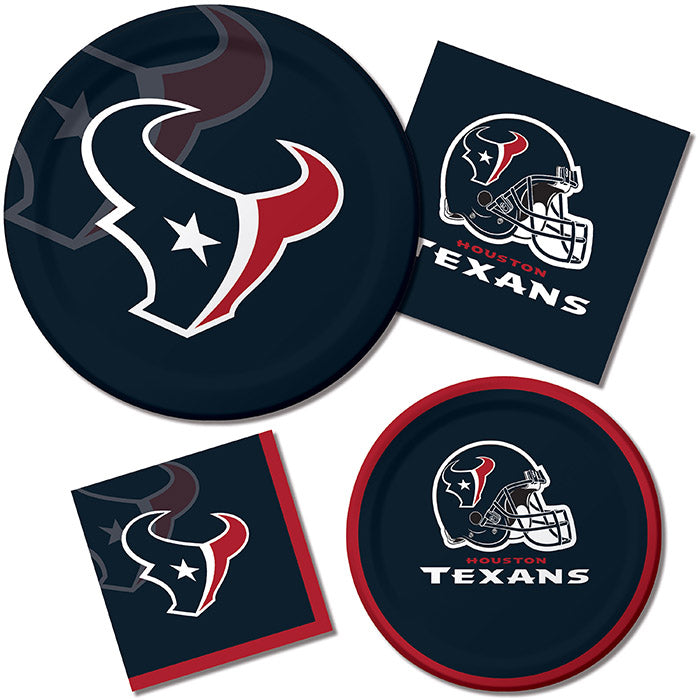 Houston Texans Dessert Plates, 8 ct