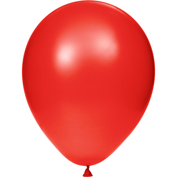 Latex Balloons 12" Cl Red, 15 ct