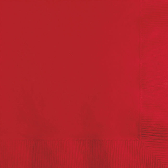 Classic Red Beverage Napkins (20/Pkg)