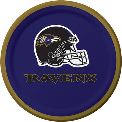 Baltimore Ravens Dessert Plates, 8 ct