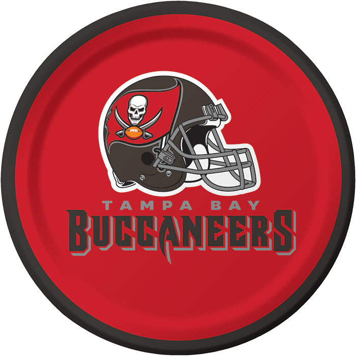 Tampa Bay Buccaneers Dessert Plates, 8 ct